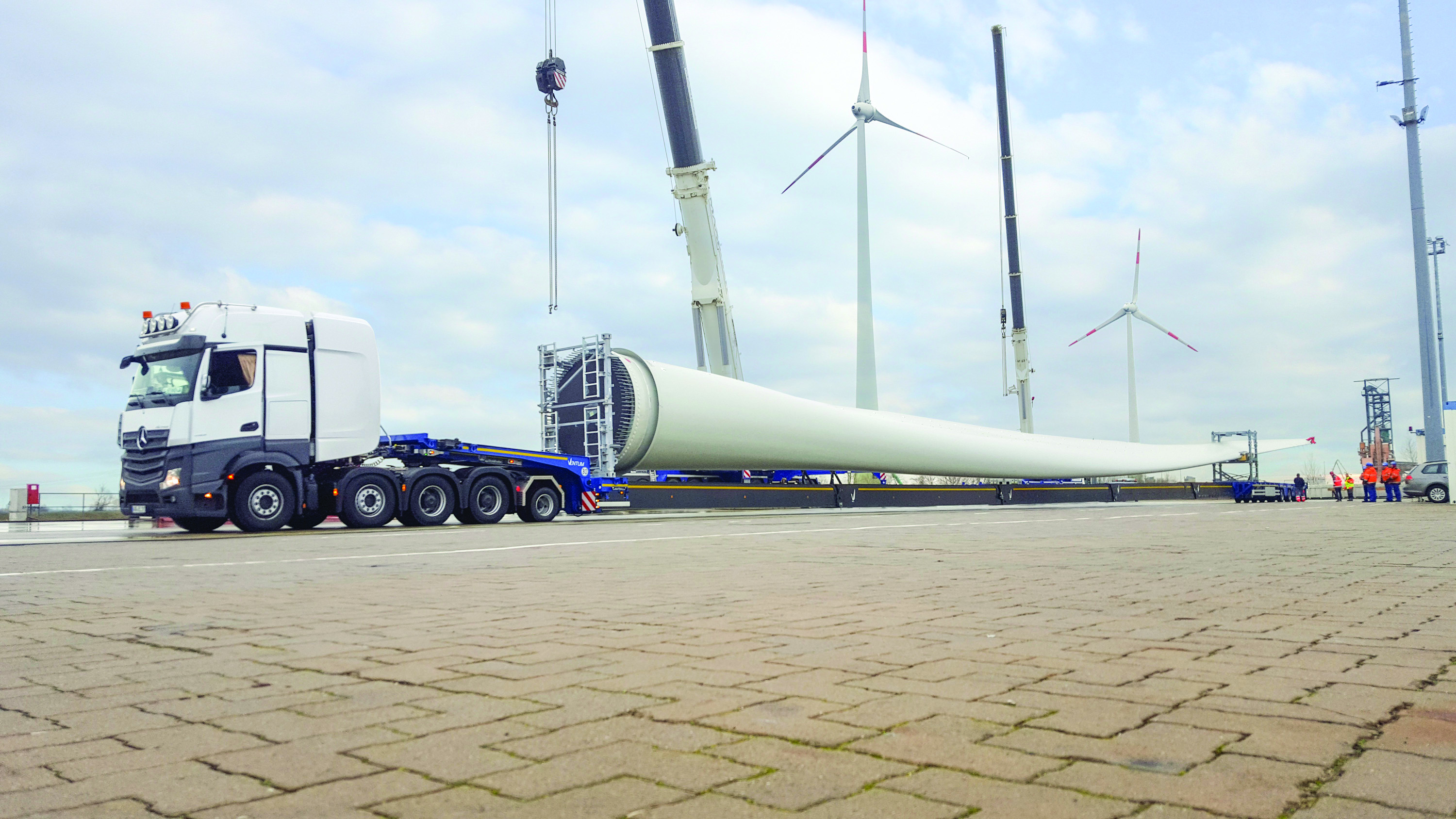 Enercon using world’s longest semitrailers from Goldhofer | Wind ...